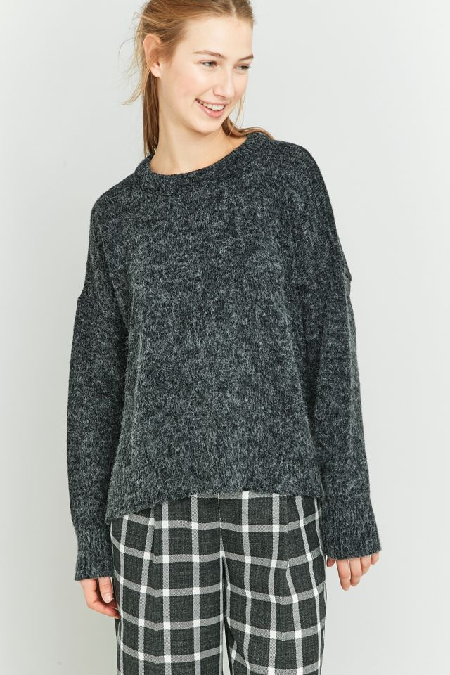 BDG Oversized Boyfriend Black Jumper | Urban Outfitters UK