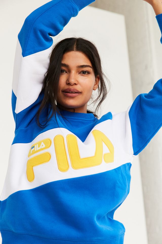 FILA UO Alexa Crewneck Sweatshirt Urban Outfitters UK