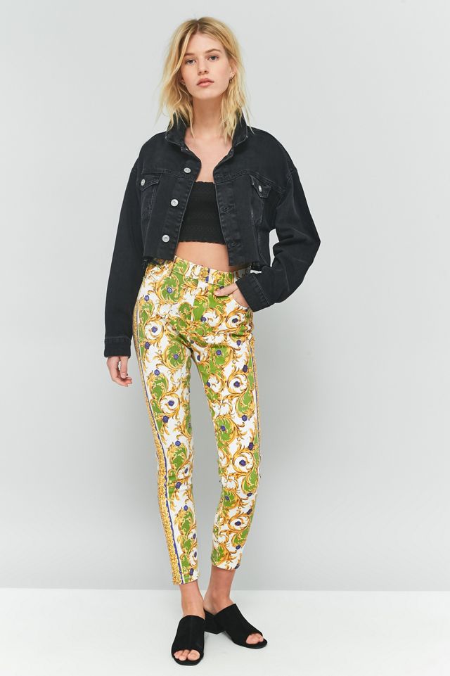 BDG Twig High-Rise Floral Vines Skinny Jeans | Urban Outfitters FR
