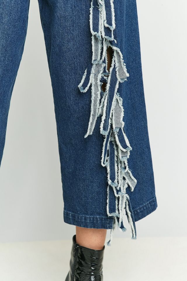 Perks And Mini Denim Tie-Up Jeans | Urban Outfitters UK