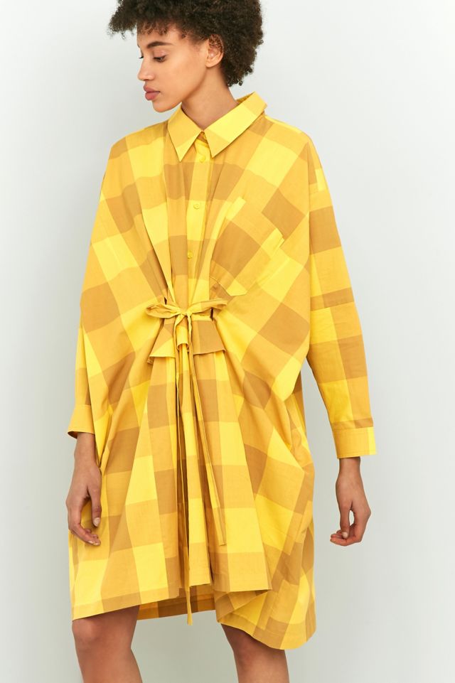 Peter Jensen Checked Smock Dress | Urban Outfitters UK