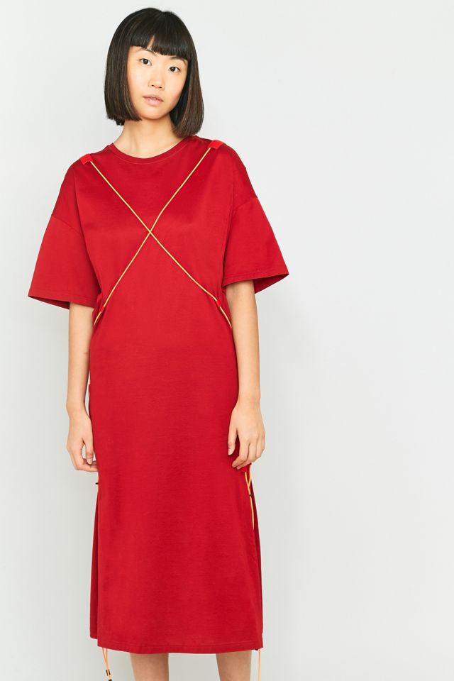 MARIOS Maxi T-shirt Dress With Strings | Urban Outfitters UK