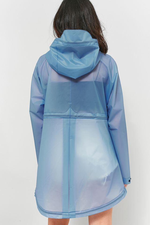 Hunter Original Pale Blue Vinyl Rain Mac Jacket | Urban Outfitters ES