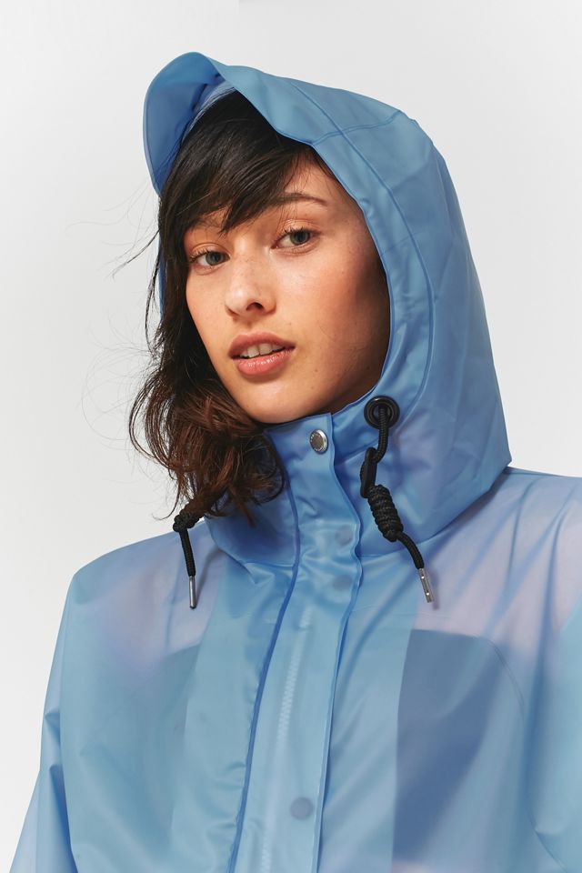 Hunter Original Pale Blue Vinyl Rain Mac Jacket | Urban Outfitters ES