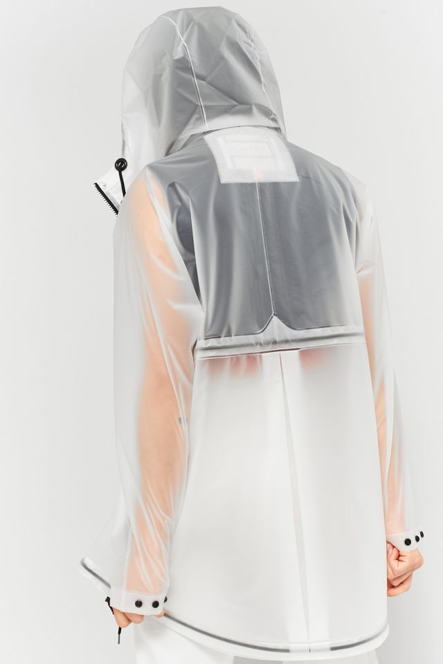 Hunter Original White Vinyl Rain Mac Jacket | Urban Outfitters UK