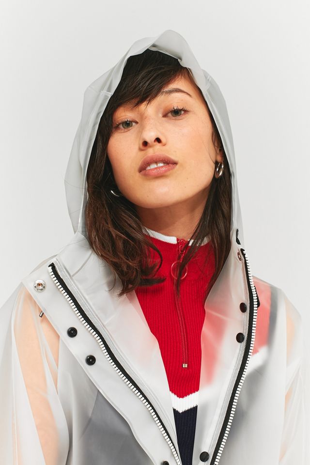 Hunter Original White Vinyl Rain Mac Jacket | Urban Outfitters UK
