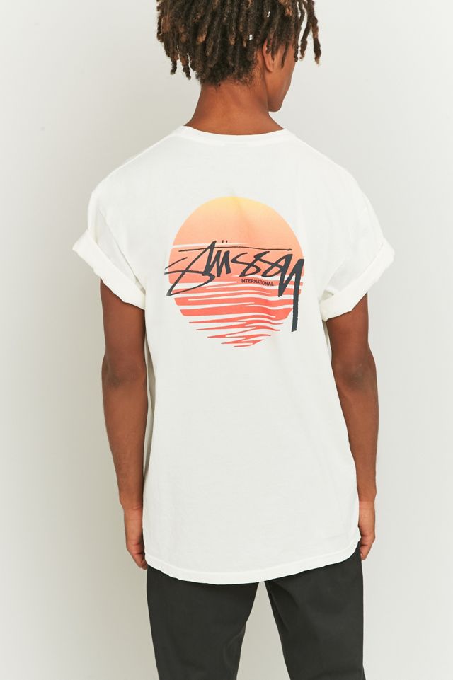 Stussy Sunset Dot Pigment T-shirt | Urban Outfitters UK