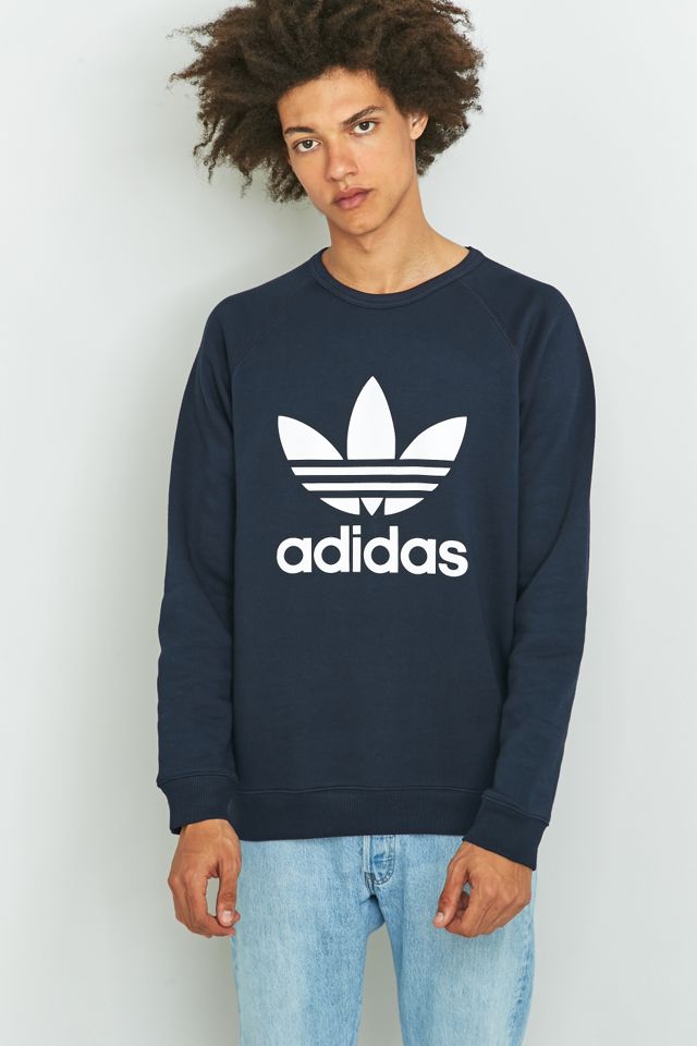 adidas Originals Trefoil Logo Legend Ink Crewneck Sweatshirt | Urban ...
