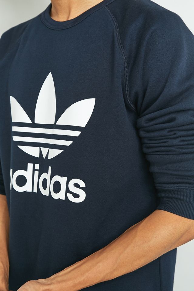 adidas Originals Trefoil Logo Legend Ink Crewneck Sweatshirt | Urban ...