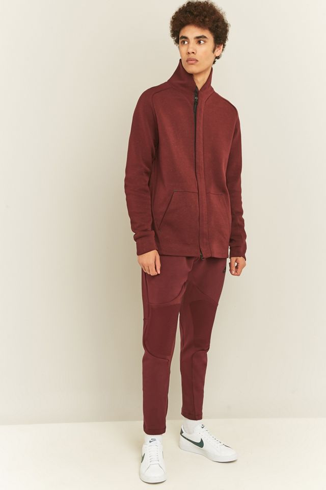 Nike Sportswear Tech Fleece Maroon Joggers | Urban Outfitters UK