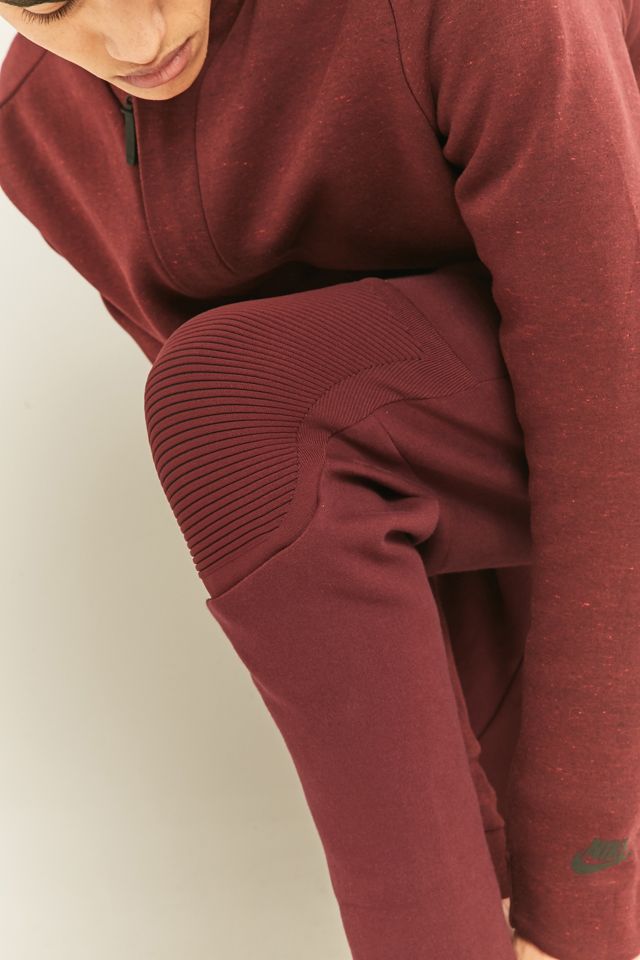 Nike Sportswear Tech Fleece Maroon Joggers | Urban Outfitters UK