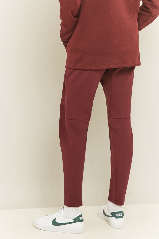 Nike Sportswear Tech Fleece Maroon Joggers | Urban Outfitters UK