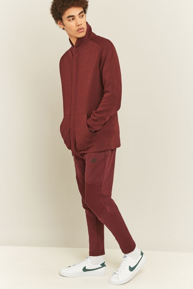 Nike Sportswear Tech Fleece Maroon Joggers | Urban Outfitters UK