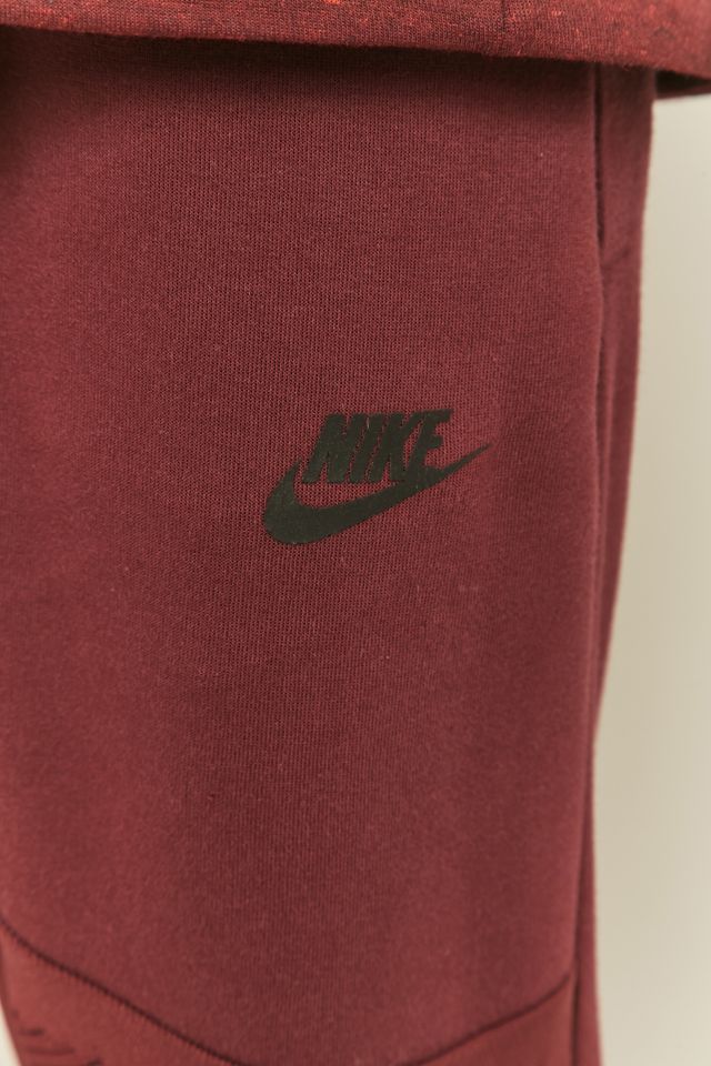 Nike Sportswear Tech Fleece Maroon Joggers | Urban Outfitters UK
