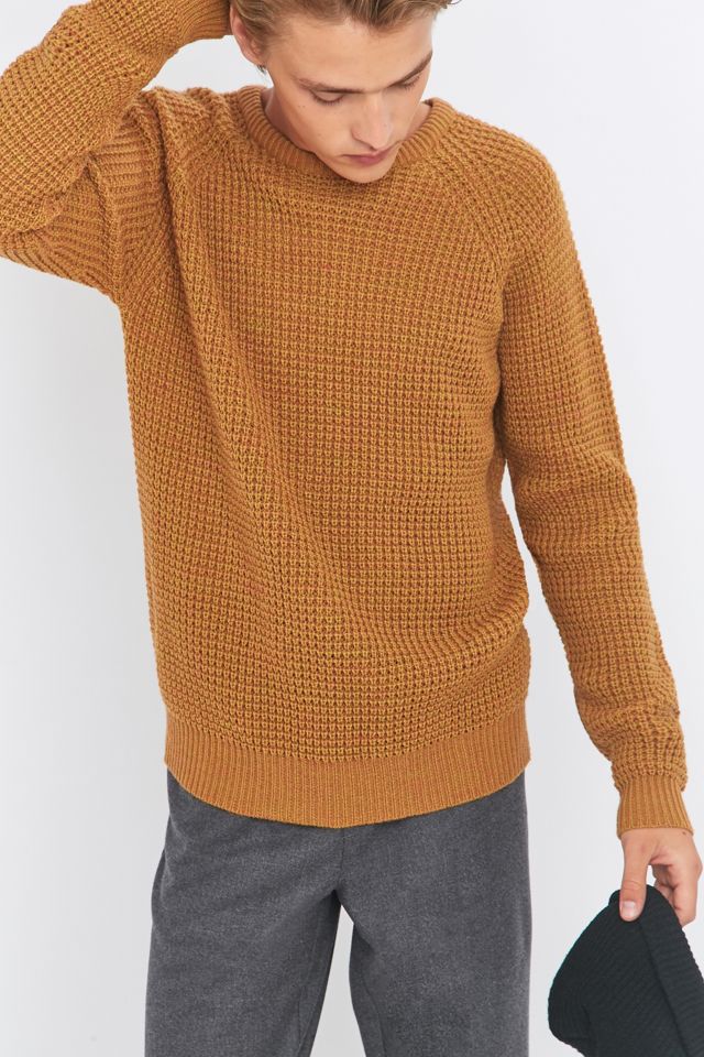 Suit Iron Dark Yellow Knit Jumper | Urban Outfitters UK
