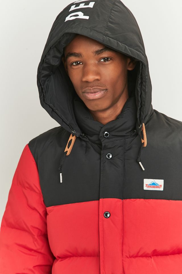 Penfield Bowerbridge Two Tone Red and Black Jacket | Urban Outfitters UK