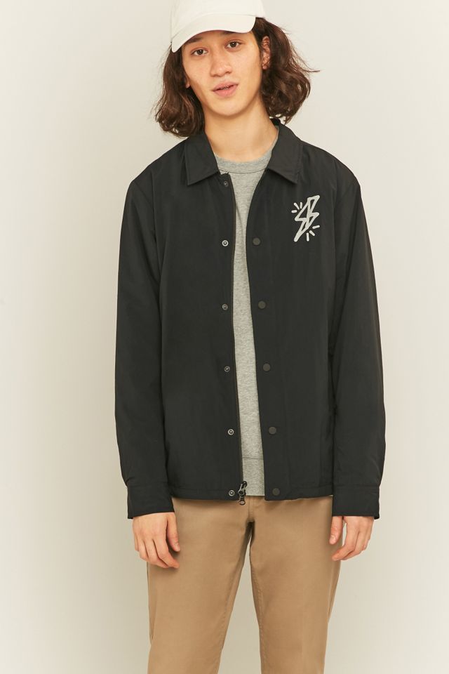 Nike SB Bolt Black Coach Jacket | Urban Outfitters UK