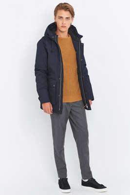 Suit Ron Navy Parka | Urban Outfitters UK