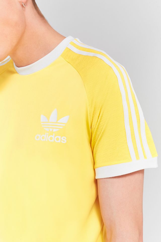 adidas Core Yellow Football T-shirt | Urban Outfitters UK
