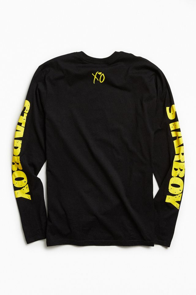 The Weeknd Starboy Photo Long Sleeve T-shirt | Urban Outfitters UK