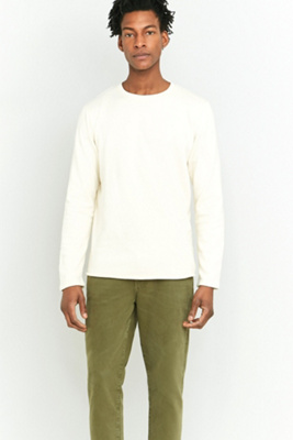 Edwin Garment Terry Ivory Camisa de manga larga | Urban Outfitters ES