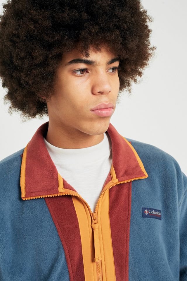 Columbia Originals Rust Fleece Pullover Jacket | Urban Outfitters UK
