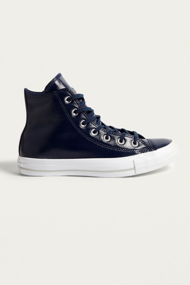Converse Chuck Taylor All Star Patent Leather High Top Trainers | Urban ...