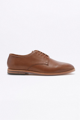 H by Hudson Hadstone Tan Leather Derby Shoes | Urban Outfitters UK