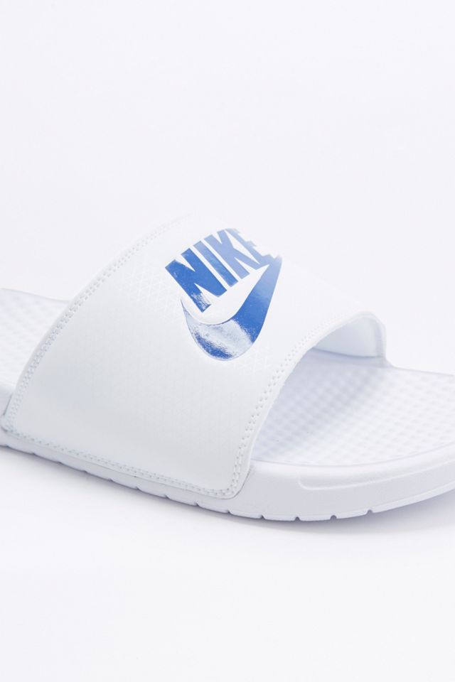 Nike Benassi JD Off-White Pool Sliders | Urban Outfitters UK