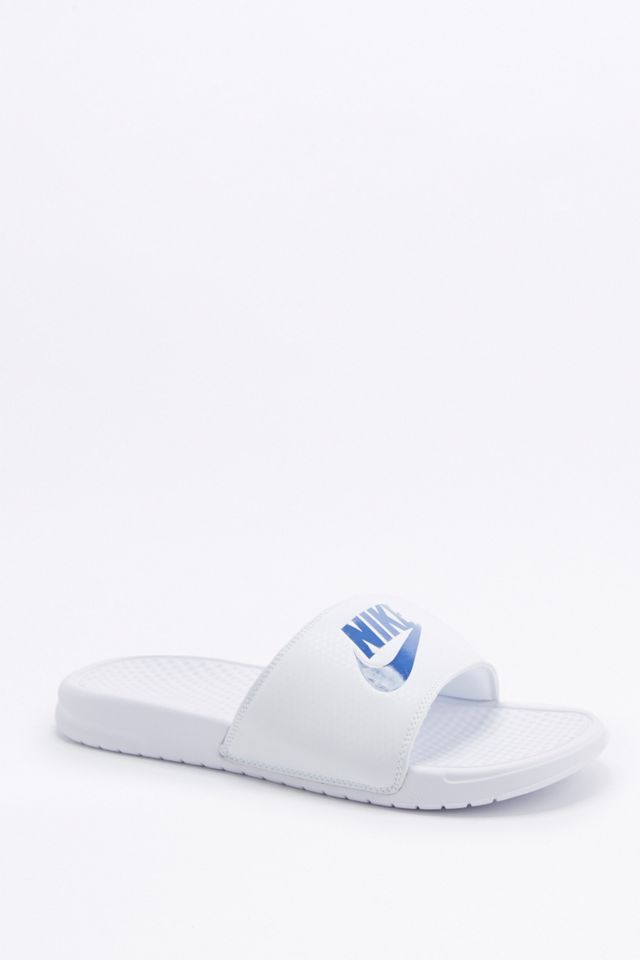 Nike Benassi JD Off-White Pool Sliders | Urban Outfitters UK