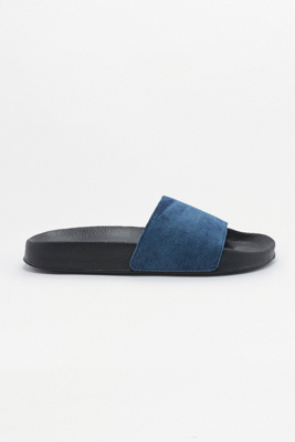 UO Denim Pool Sliders | Urban Outfitters DE