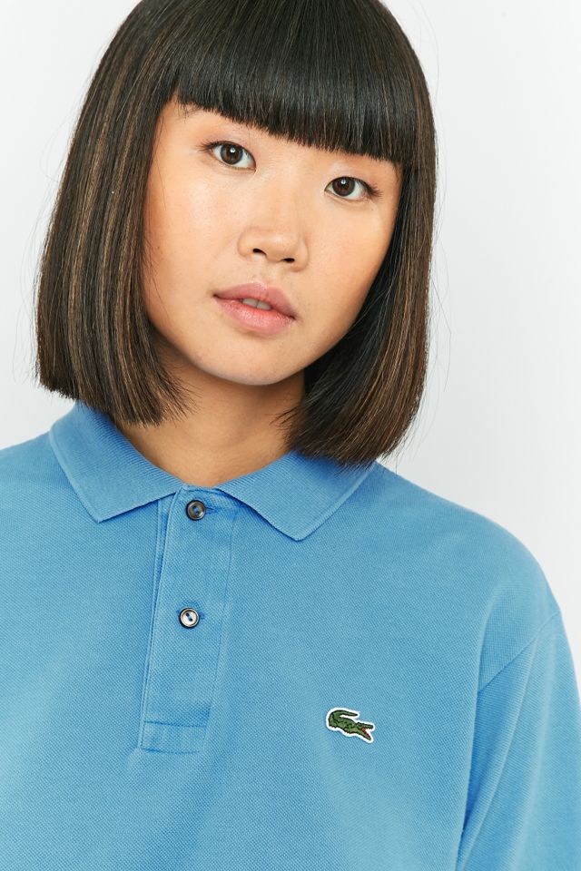 Urban Renewal Vintage Customised Raw Cut Branded Blue Polo Shirt ...