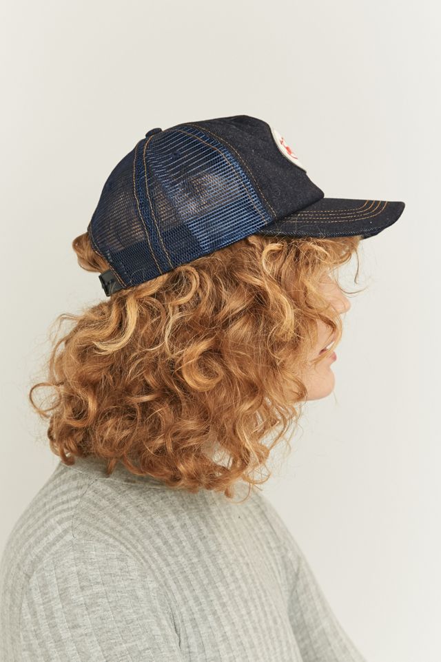 Urban Renewal Vintage Surplus Indigo Denim Von Dutch Trucker Hat ...