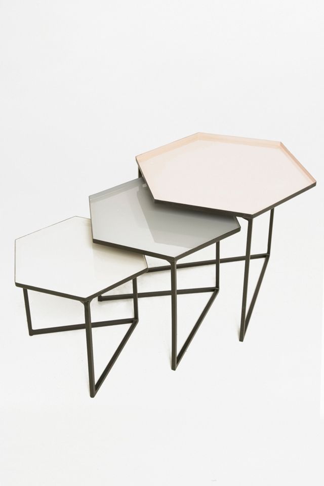 Hexagon Table Set | Urban Outfitters FR