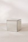 Silver Mirrored Cube | Urban Outfitters UK