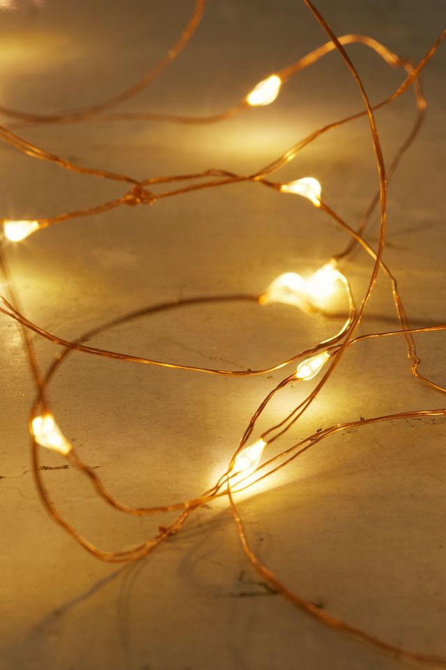 Copper Firefly String Lights | Urban Outfitters UK