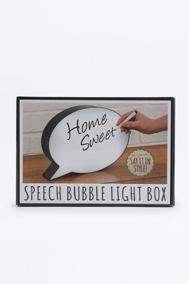 Speech Bubble Light Box | Urban Outfitters DE