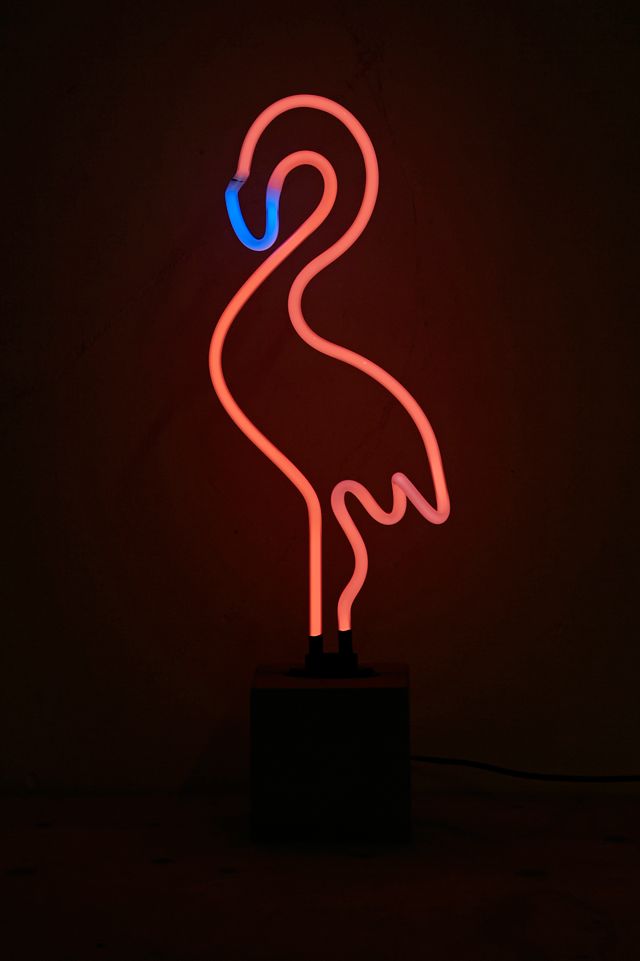 Neon Flamingo Table Lamp | Urban Outfitters UK