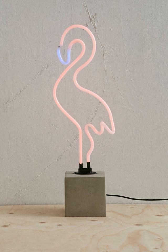 Neon Flamingo Table Lamp | Urban Outfitters UK
