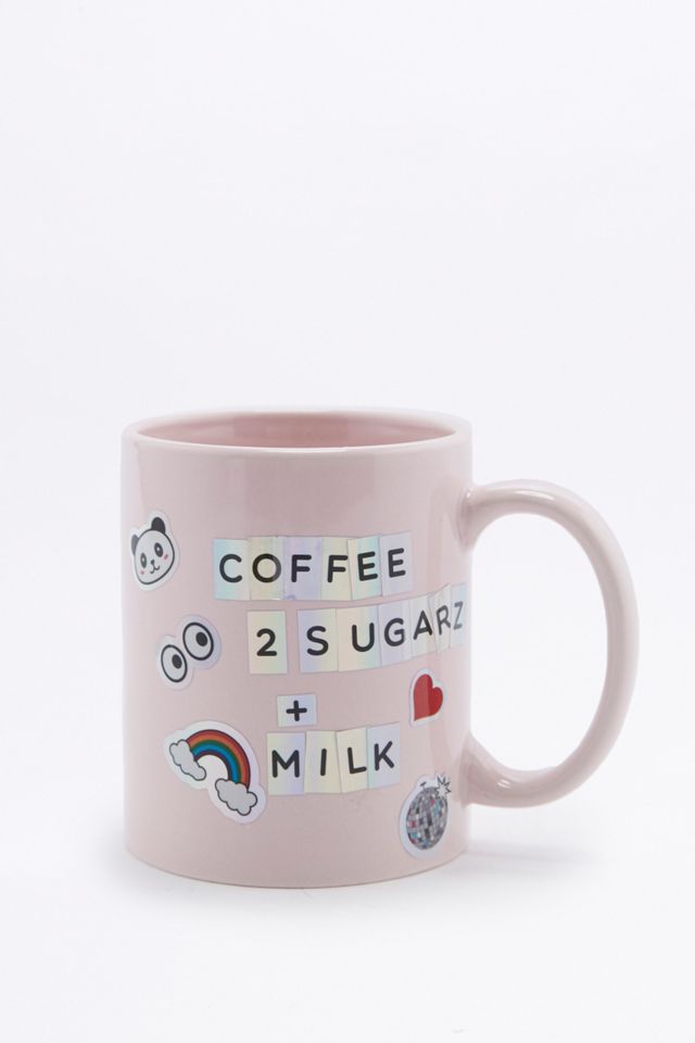 Sticker Mug | Urban Outfitters UK