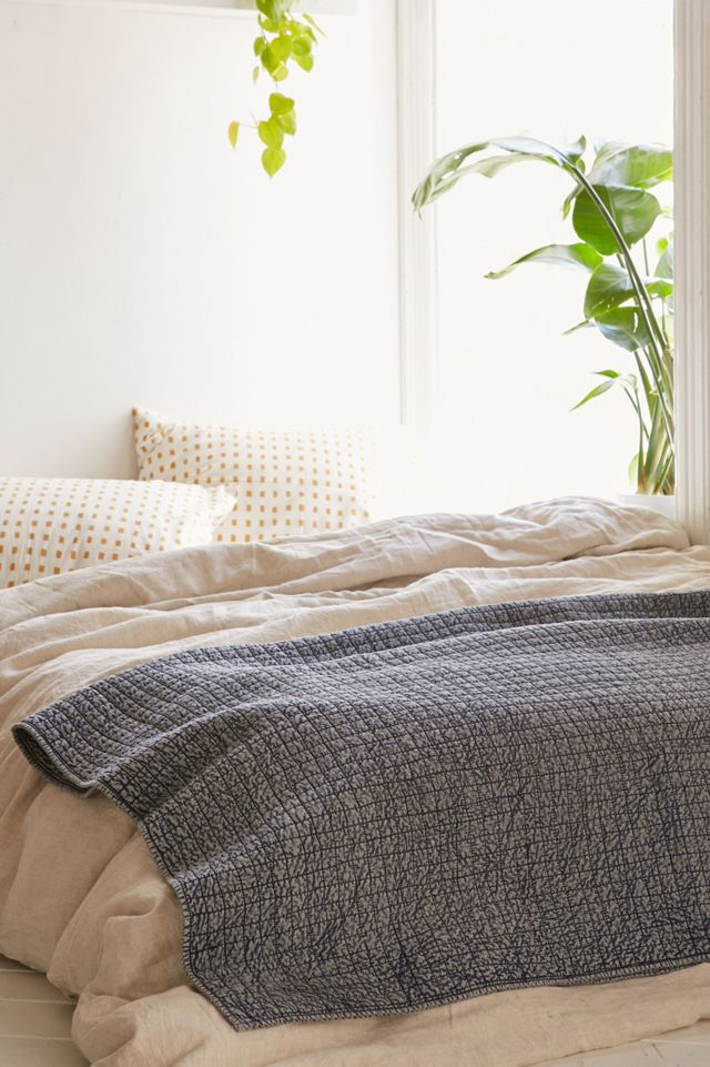 Quilted Squares Throw | Urban Outfitters UK