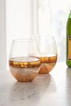 Copper Ombre Stemless Wine Glass Set | Urban Outfitters UK