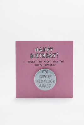 Never Drinking Again Card | Urban Outfitters FR