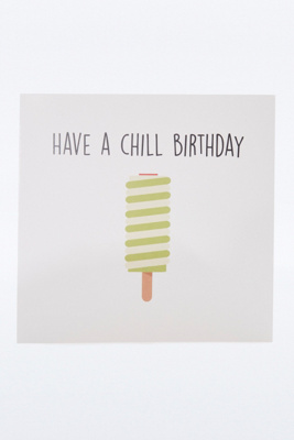 Have A Chill Birthday Card | Urban Outfitters FR