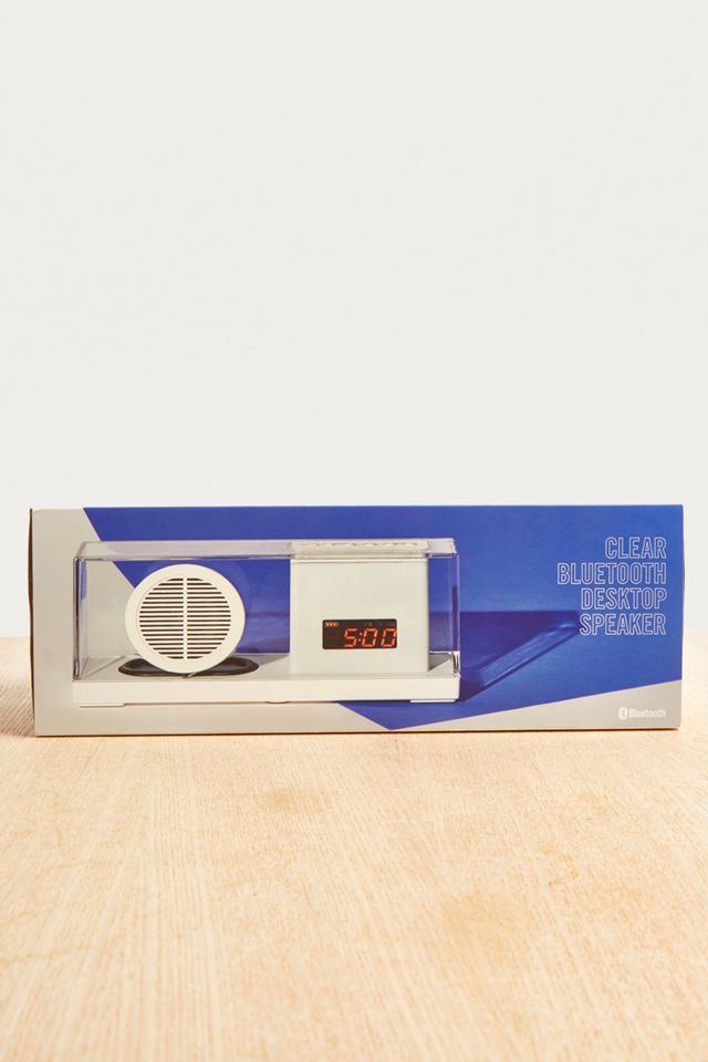 Clear Bluetooth Desktop Speaker | Urban Outfitters UK