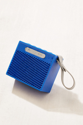 Splash-Proof Mini Blue Portable Bluetooth Speaker | Urban Outfitters UK
