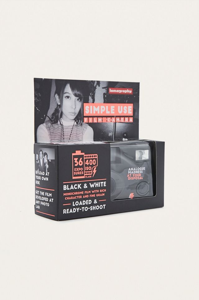 Lomography Simple Use Black + White Film Disposable Camera | Urban ...
