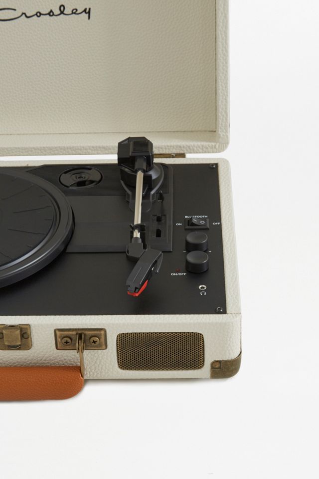Crosley Cruiser Pebbled Cream Vinyl Record Player | Urban Outfitters UK