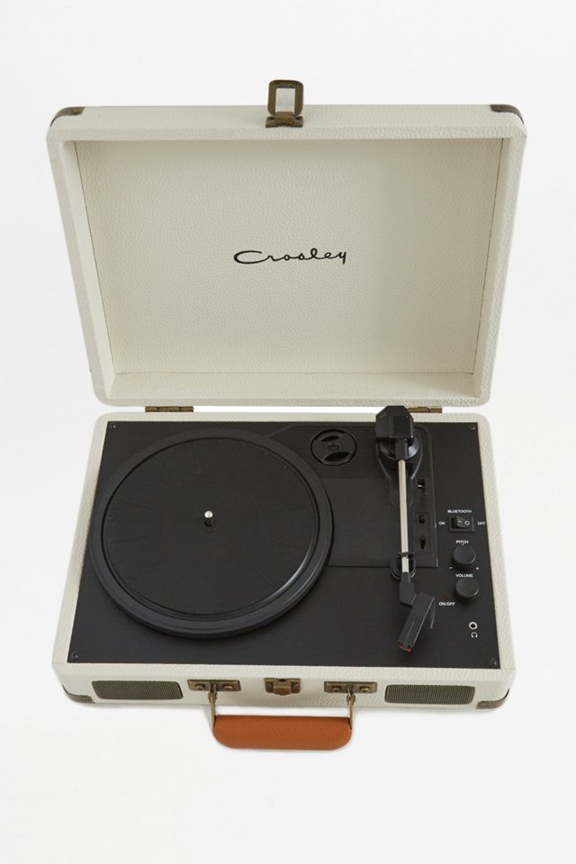 Crosley Cruiser Pebbled Cream Vinyl Record Player | Urban Outfitters UK