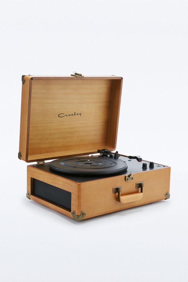 Crosley UO Exclusive Keepsake Wood AV Room Portable USB Vinyl Record ...